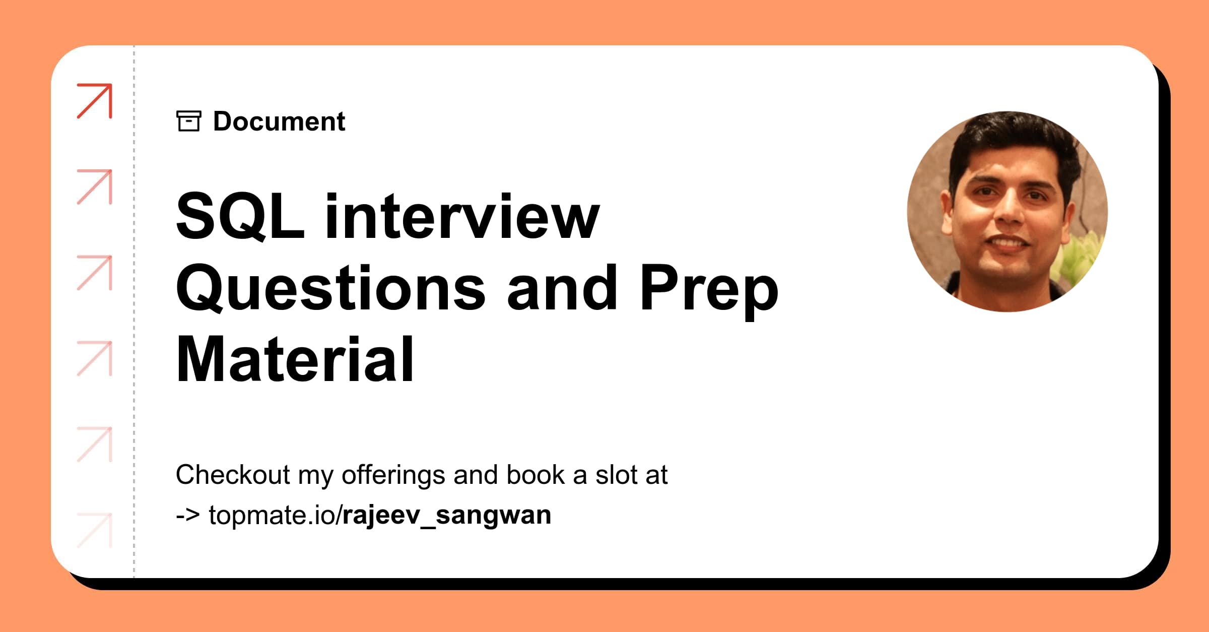 SQL interview Questions and Prep Material with Rajeev Sangwan
